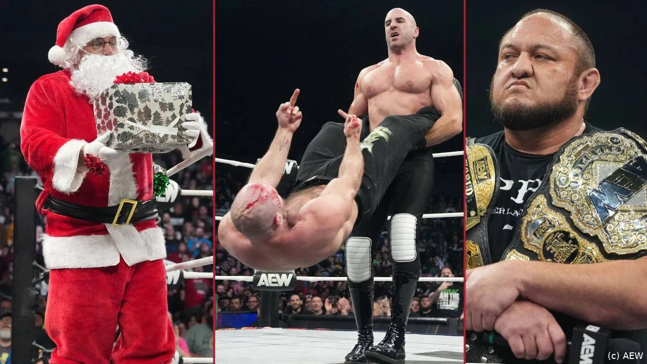 AEW Dynamite (3.12.25): Weihnachts-Überraschung! Kingston droht Joe! Castagnoli landet großen Sieg!